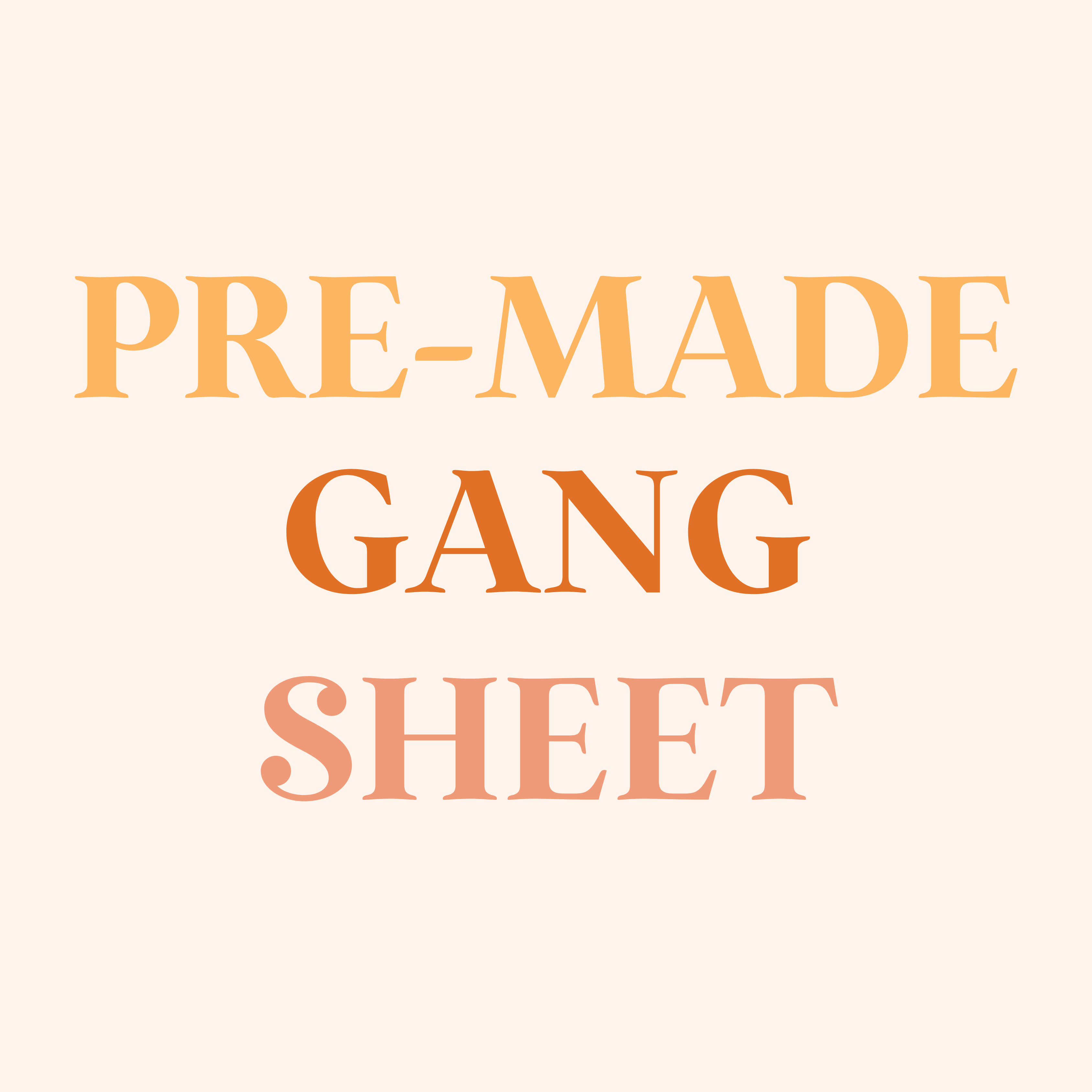 Pre-Made Gang Sheet – Vinyl Craft Studio