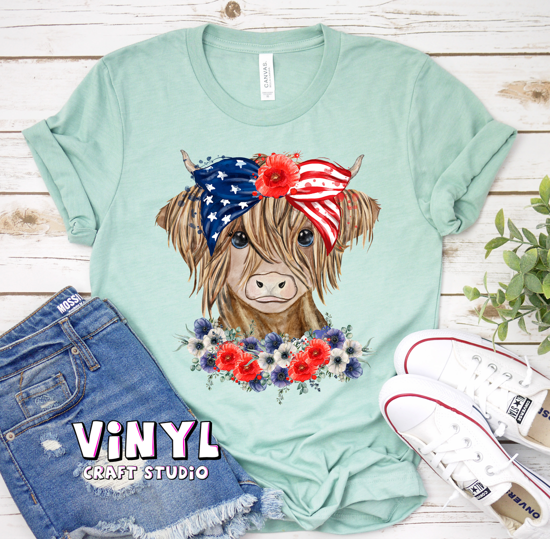 339.) American Cow – Vinyl Craft Studio