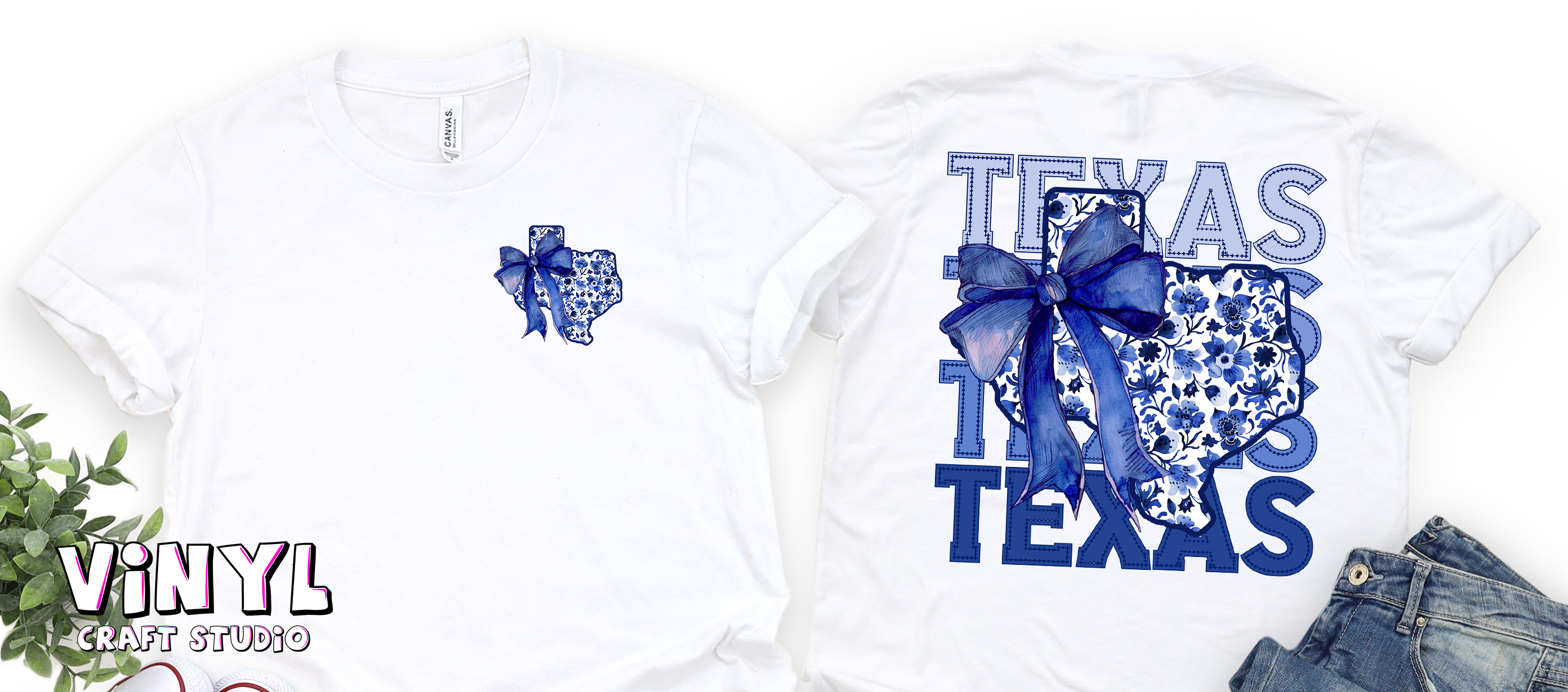 3743A_Texas Front and Back – Vinyl Craft Studio