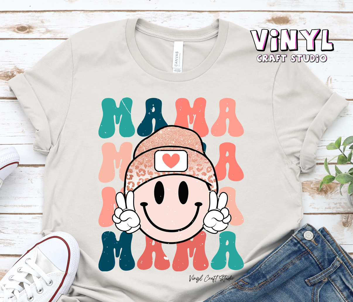 70.) Mama Smile – Vinyl Craft Studio
